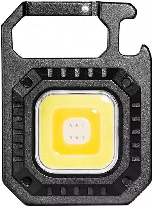 Mega Power Mini Keyring Light | 700 Lumens COB Torch | Long Life USB ...