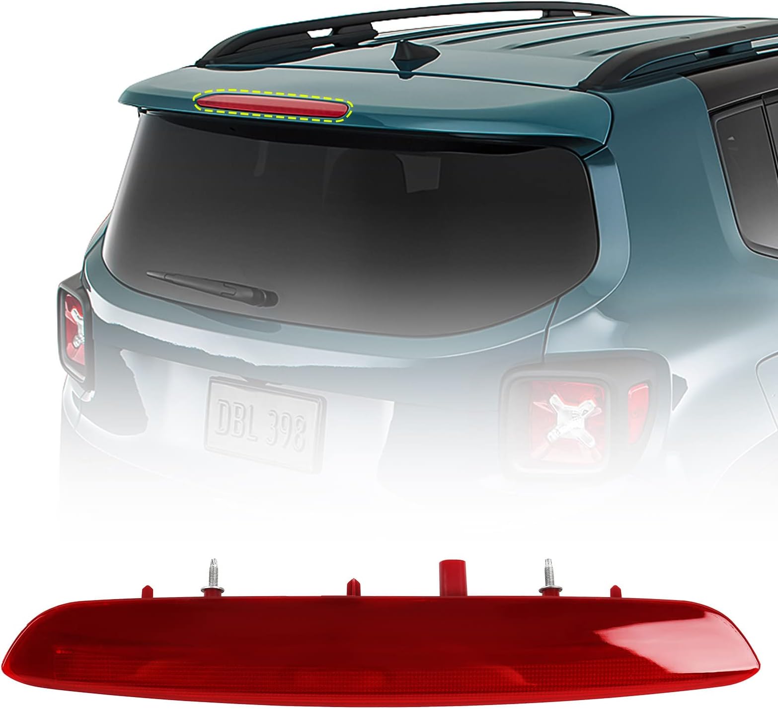 Amazon.com: MOPAR 68247167AA - Lamp Center High Mounted Stop : Automotive