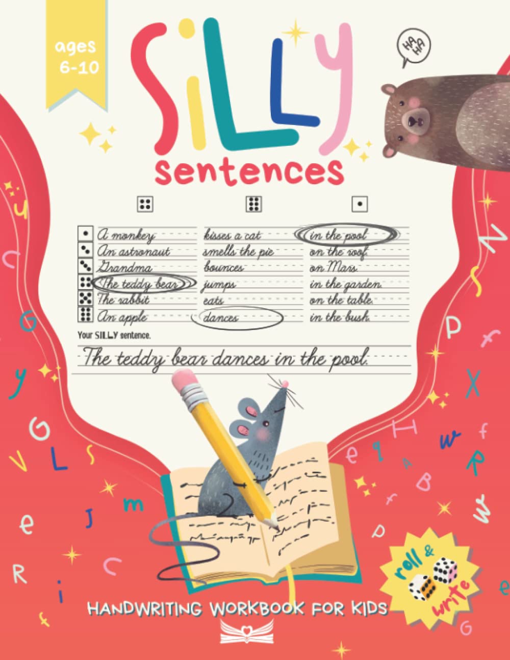 Amazon.com: Silly Sentences Handwriting Workbook for Kids: Penmanship ...