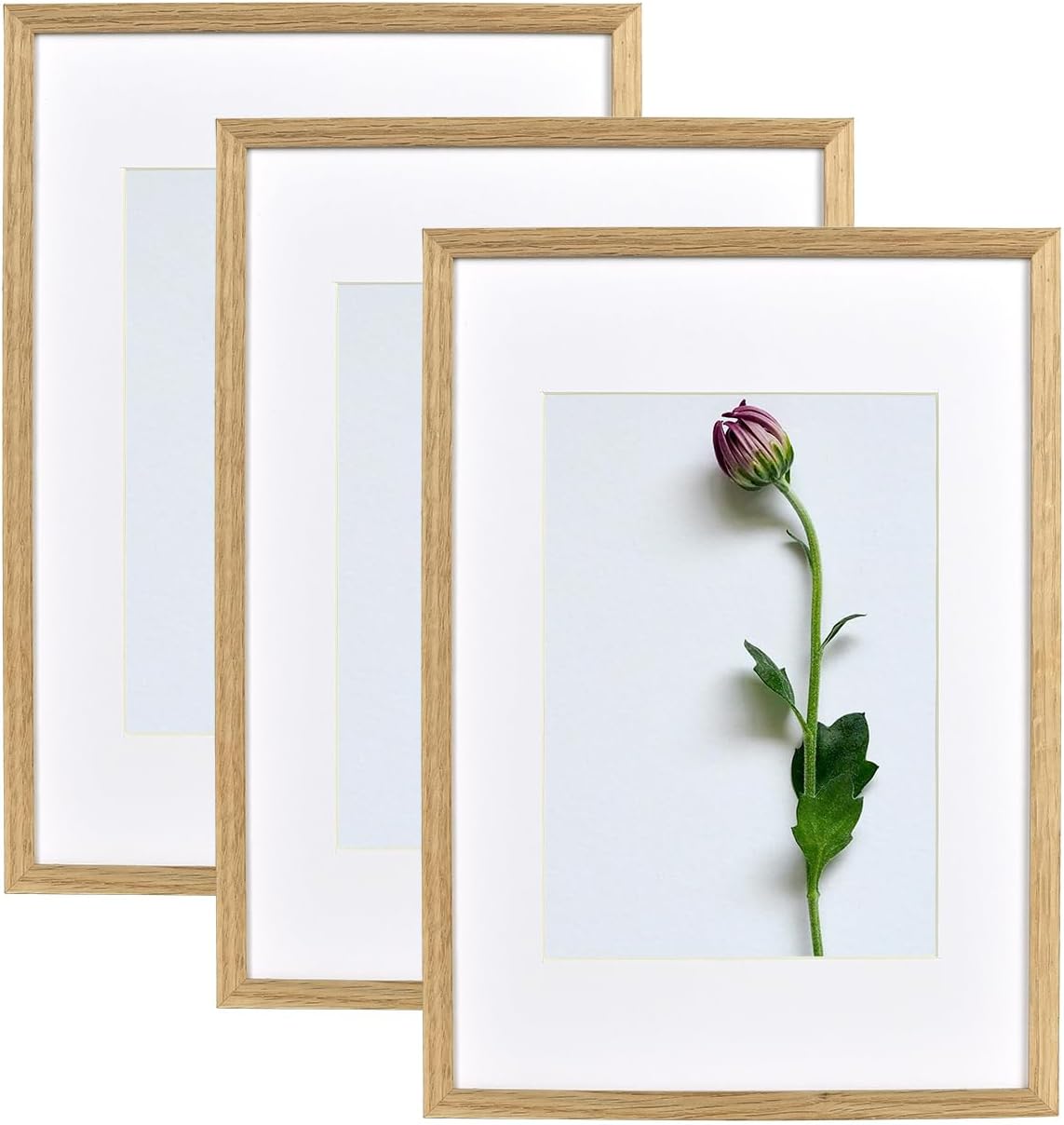 Amazon.com - A4 OAK Wood Picture Frame 3 Pack Wooden Grain Certificate ...