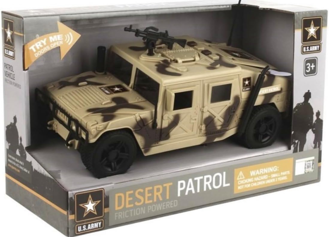 Amazon.com: US Army Desert Patrol Hummer Armored Vehicle with Sound ...