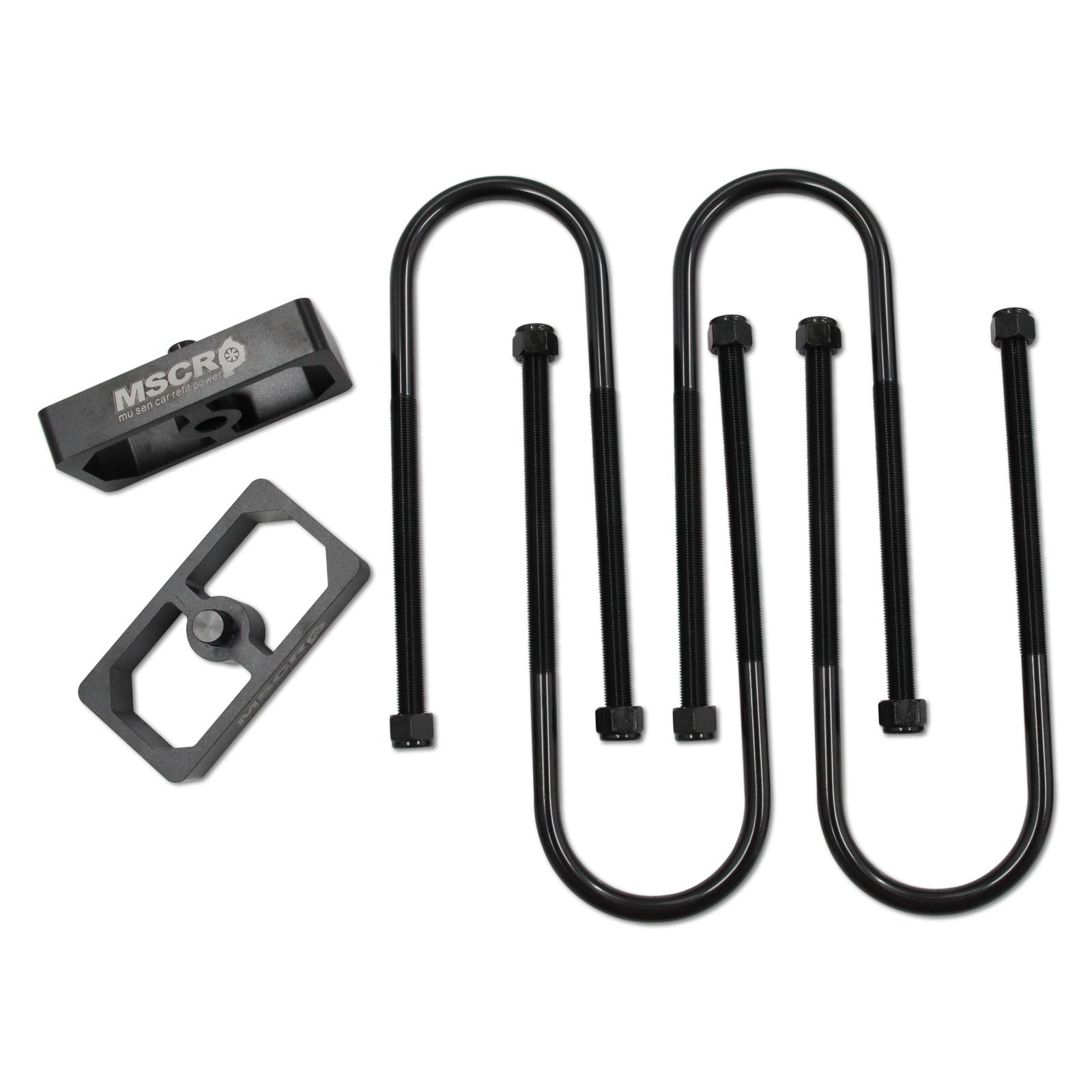 Snapklik.com : Universal Billet Aluminum Leaf Spring Lowering Block Kit