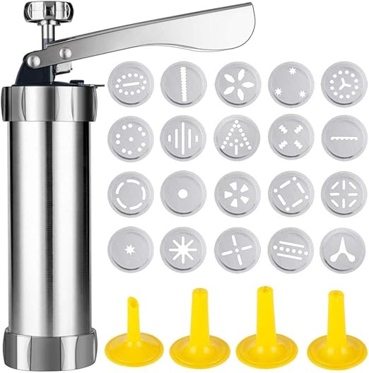 Amazon.com: Cool Cook Cookie Press Machine Stainless Steel Biscuit ...