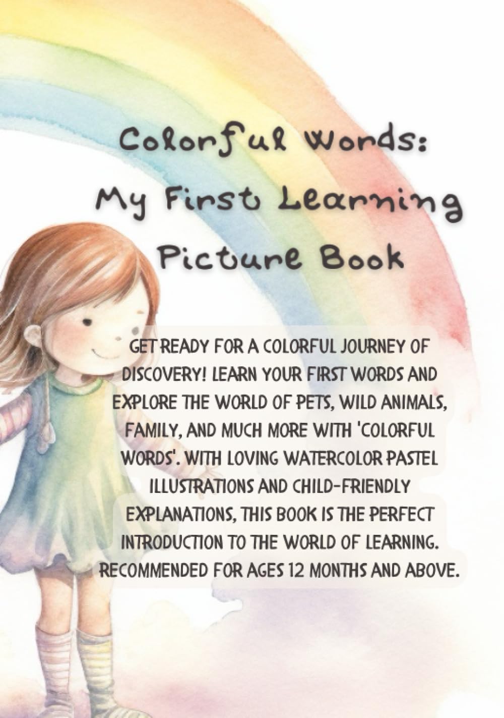 Amazon.com: Colorful Words: My First Learning Picture Book: Promoting ...