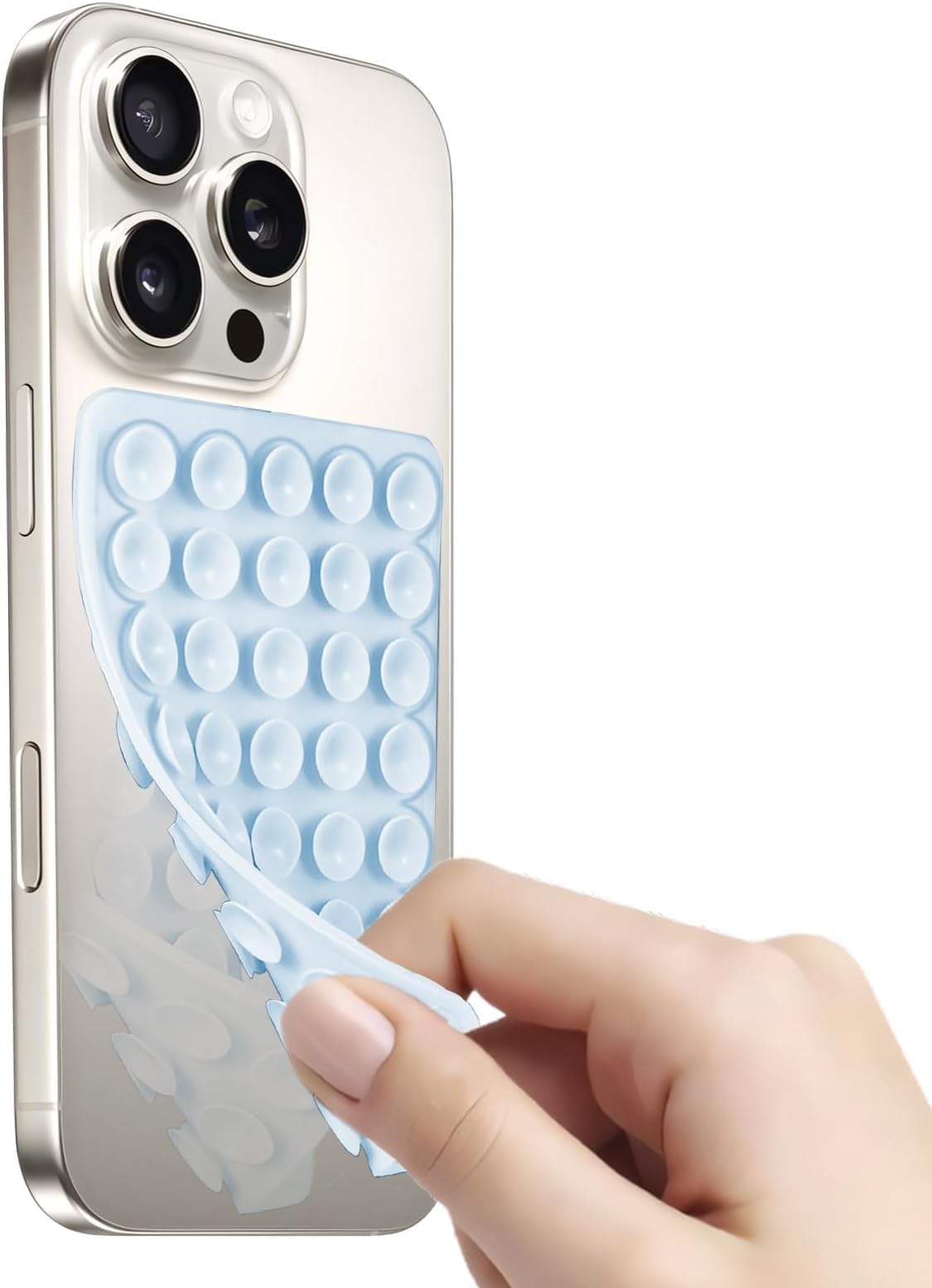 Amazon.com: QxbBox Silicone Suction Cup Phone Case Mount Double Sided ...