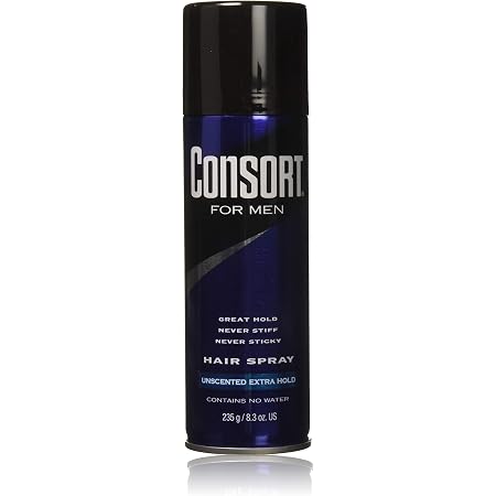 Amazon.com : Consort Hair Spray for Men, Extra Hold, 8.3-Ounce ...