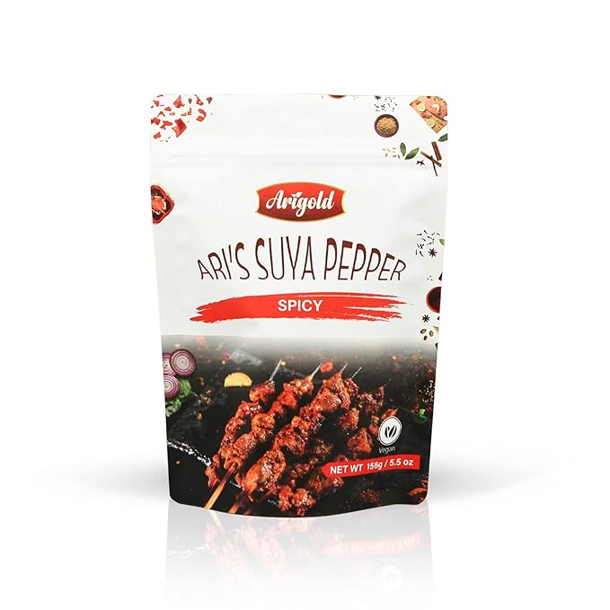 Amazon.com : Ari's Suya Pepper - Nigerian Spicy Suya Spice, African ...