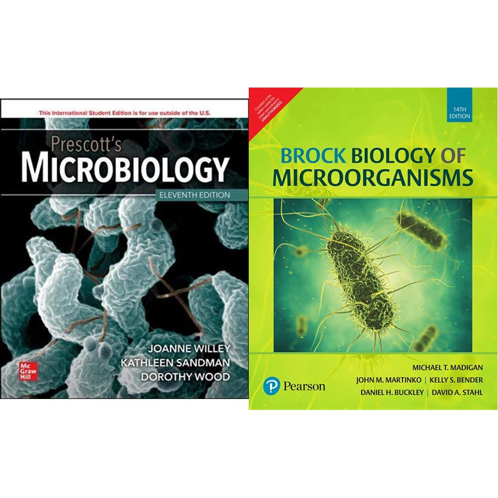 Buy ISE Prescott's Microbiology (ISE HED MICROBIOLOGY) + Brock Biology ...