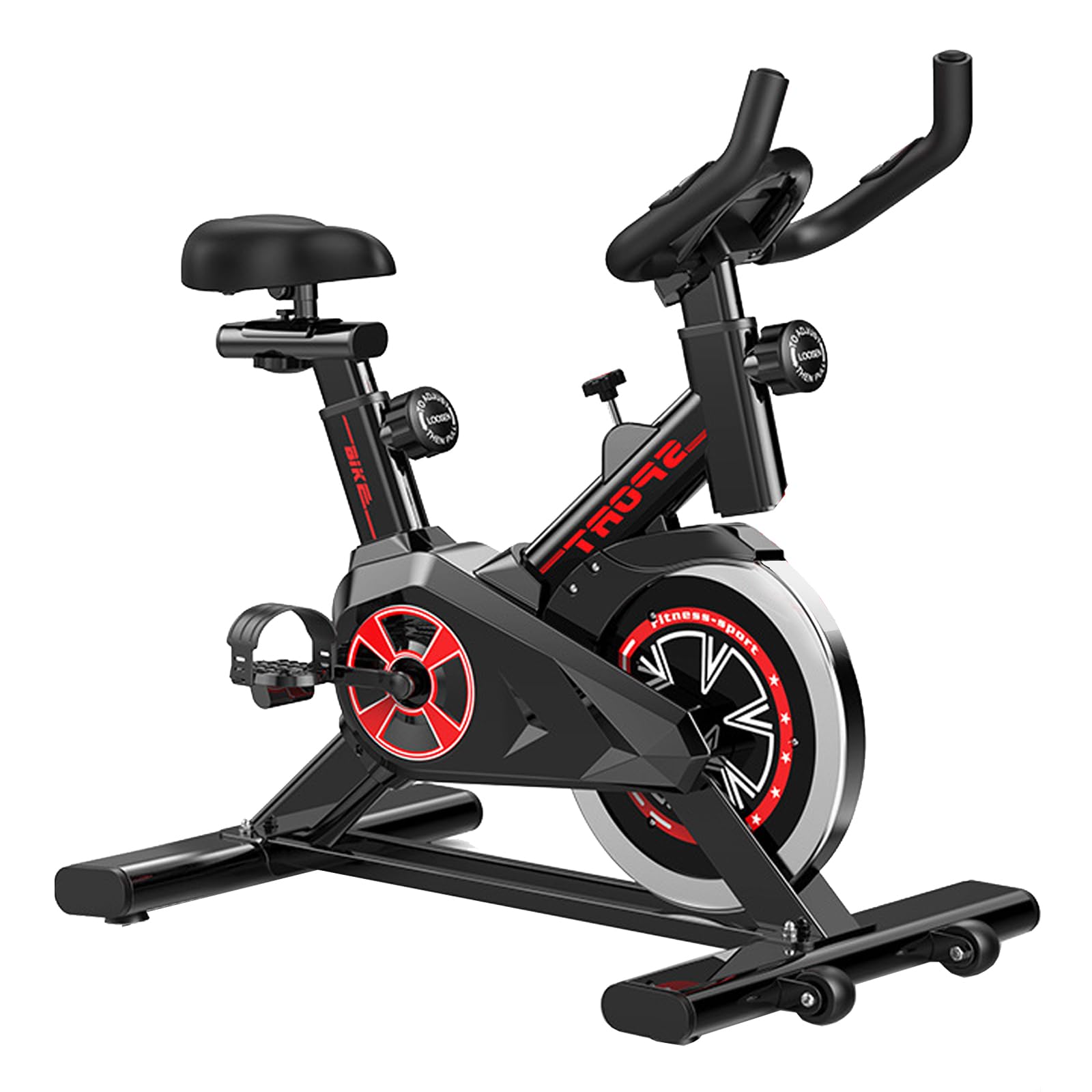 VINNYSEN Exercise Bike, Resistance Indoor Cycling Bike for Home, Belt ...