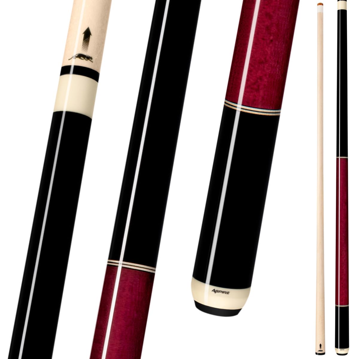 Amazon.com : PREDATOR Aspire 1 Low-Deflection Billiard Pool Cue Stick ...