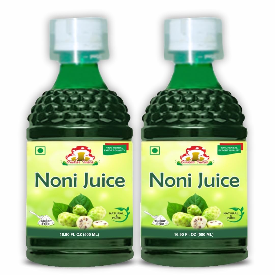 omkar india pure noni juice 500ml pack of 2 : Amazon.in: Grocery ...