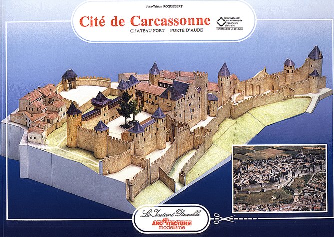 Amazon.com: Carcassonne: Scale Architectual Paper Model: 9782864040217 ...