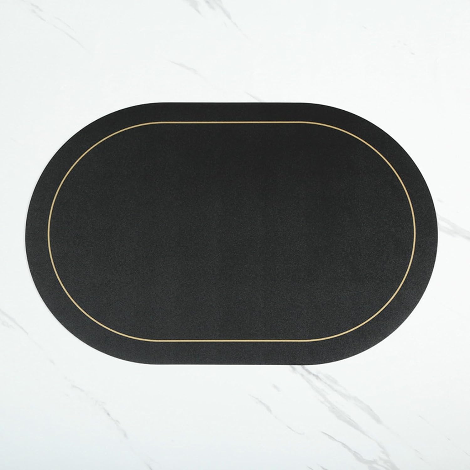 Amazon.com: Gualiy Leather Placemat Set of 6, Black Table Mats 18 x 12 ...