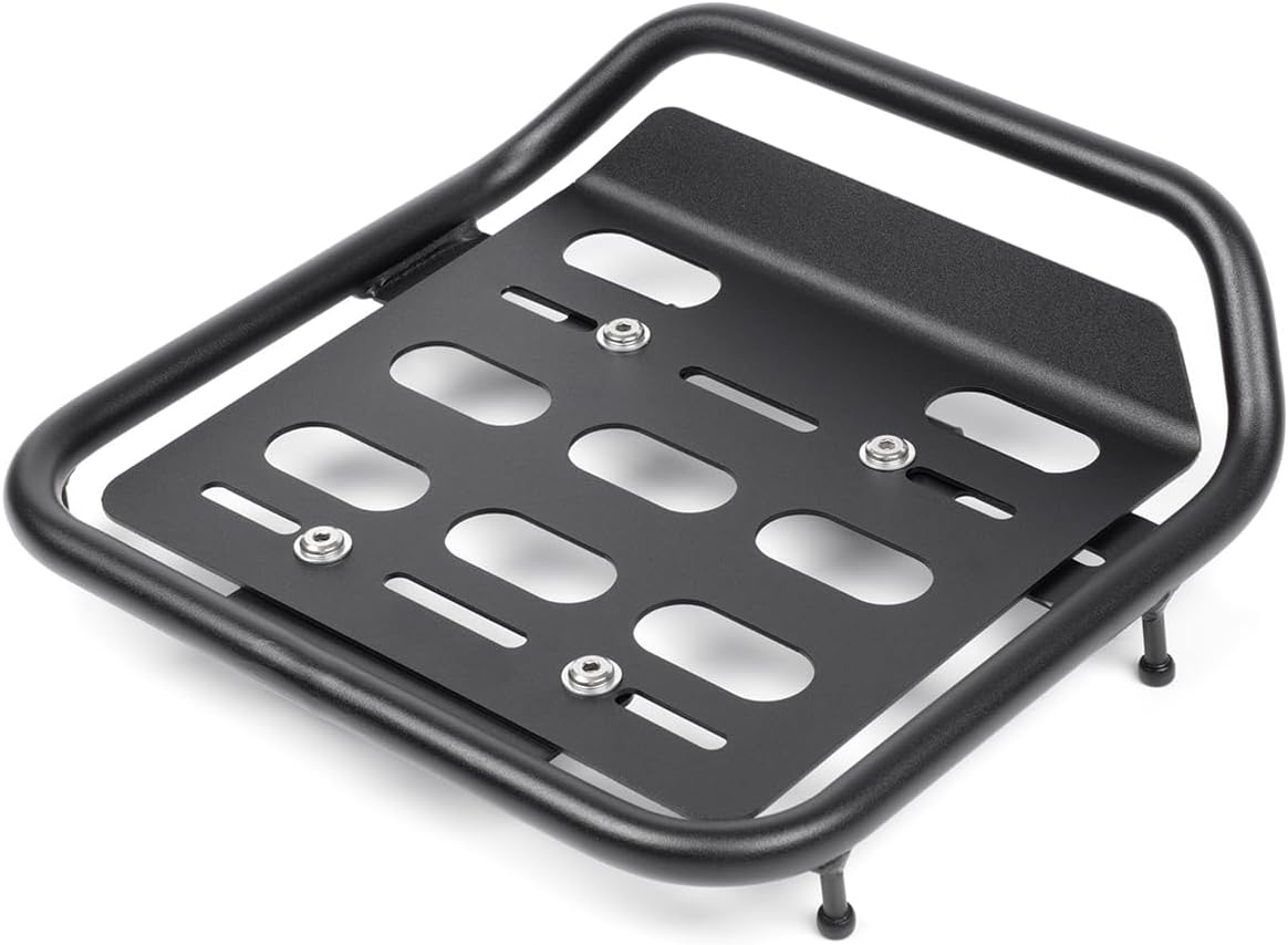 Amazon | Hフロントキャリア クロスカブ 50 110 カスタム スーパーカブ ブラック フロント キャリア 金属 丈夫 一体感 ...