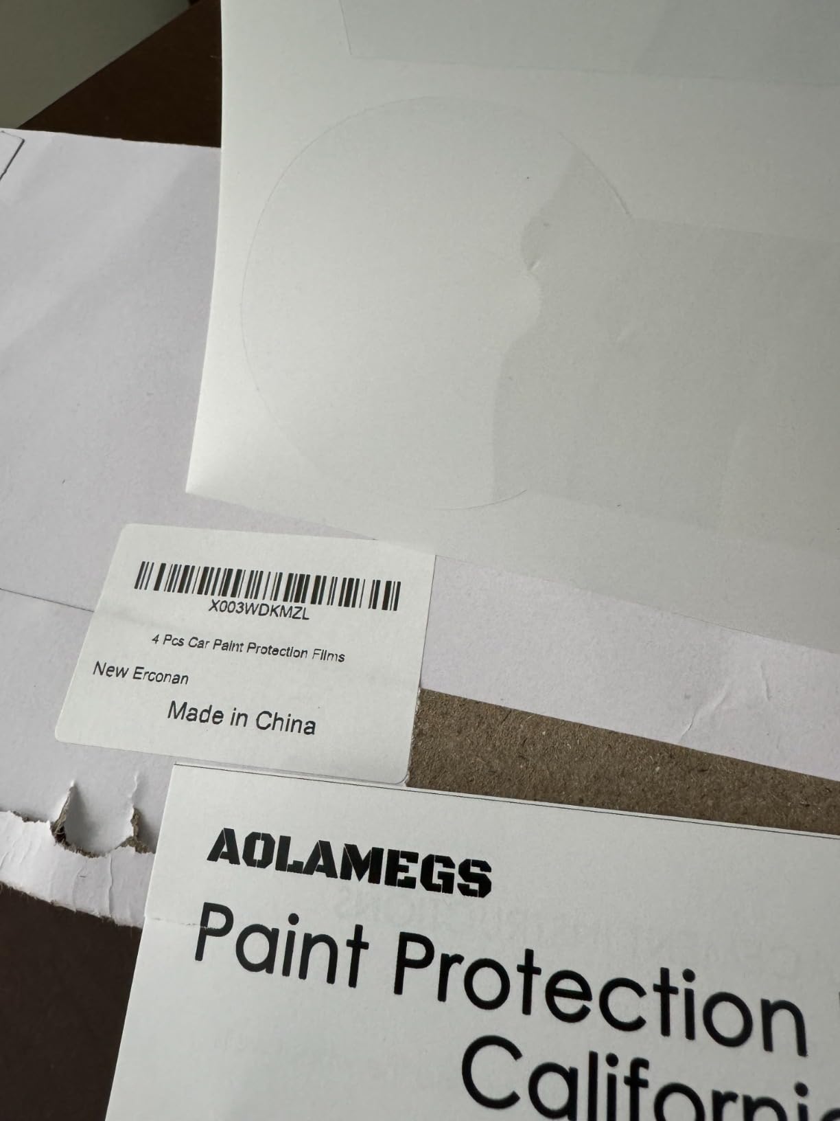 Amazon.com: Aolamegs 4Pcs California HOV Stickers Protection Film ...