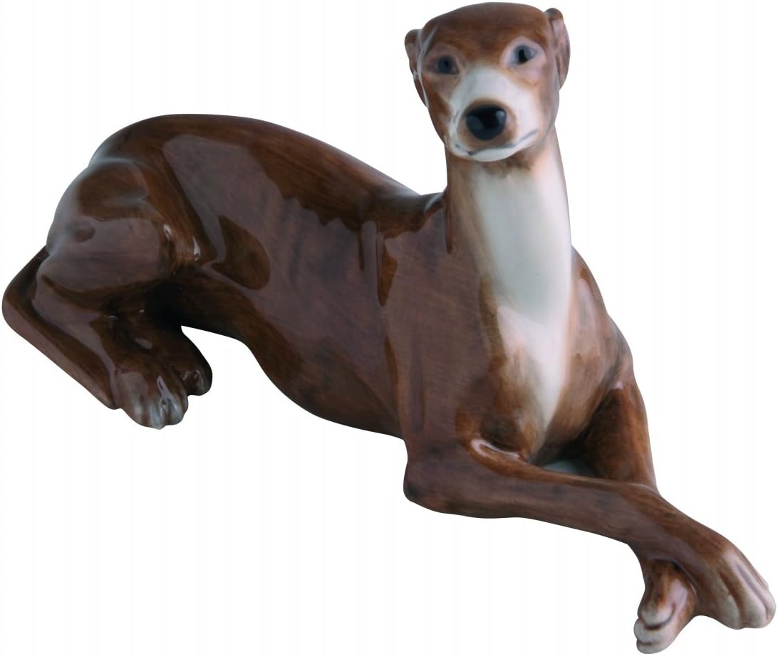 John Beswick BRINDLE GREYHOUND DOG Fine Porcelain Collectable Animal ...