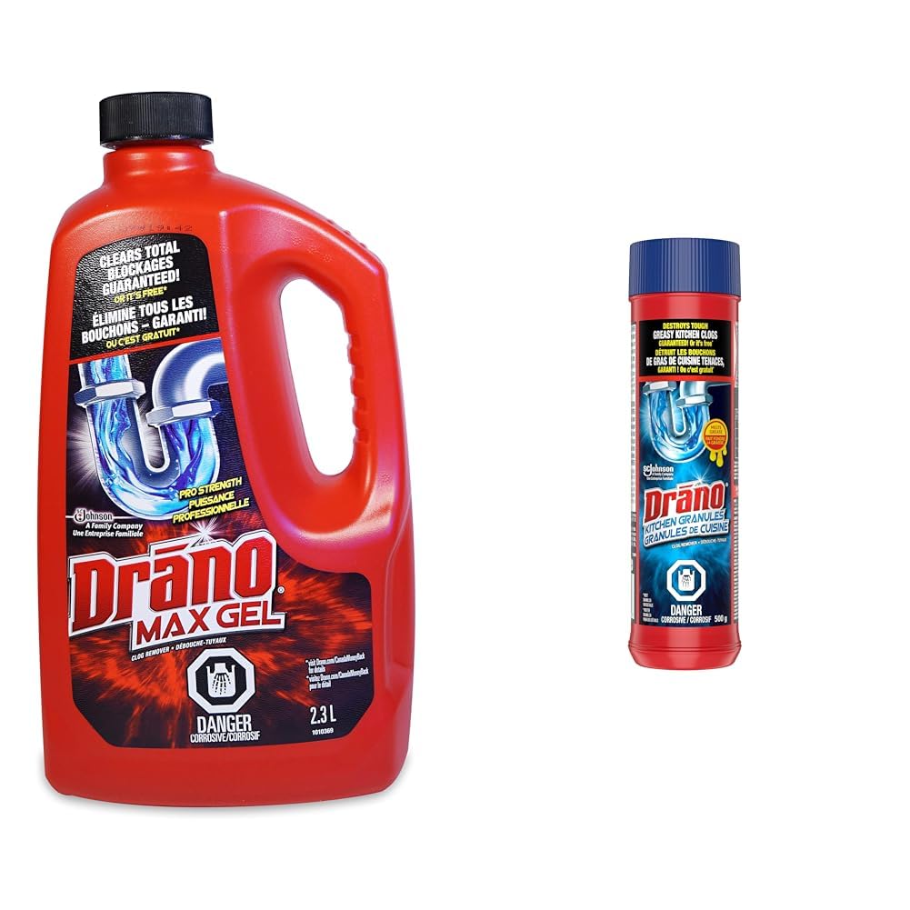 Drano Max Gel Drain Clog Remover and Cleaner, Unclogs and Removes ...