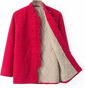 MYIESAXL Winter Cotton Tang Suit Hanfu Men Thick Warm Jacquard Tai Chi ...