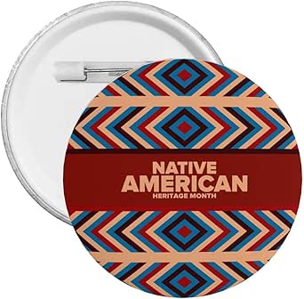 Amazon.com: Native American Heritage Month Indigenous Pride Pins Round ...