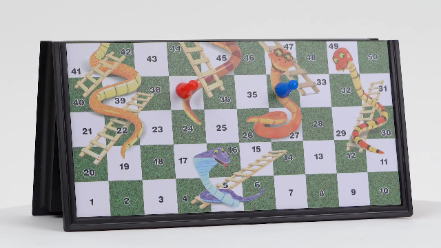 Watch Magnetic Snakes and Ladders Board Game Set - 9.6 Inches on Amazon ...