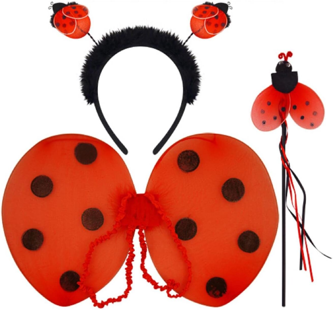 The Dragons Den 3 Piece Ladybird Wings Set Lady Bug World Book Day ...