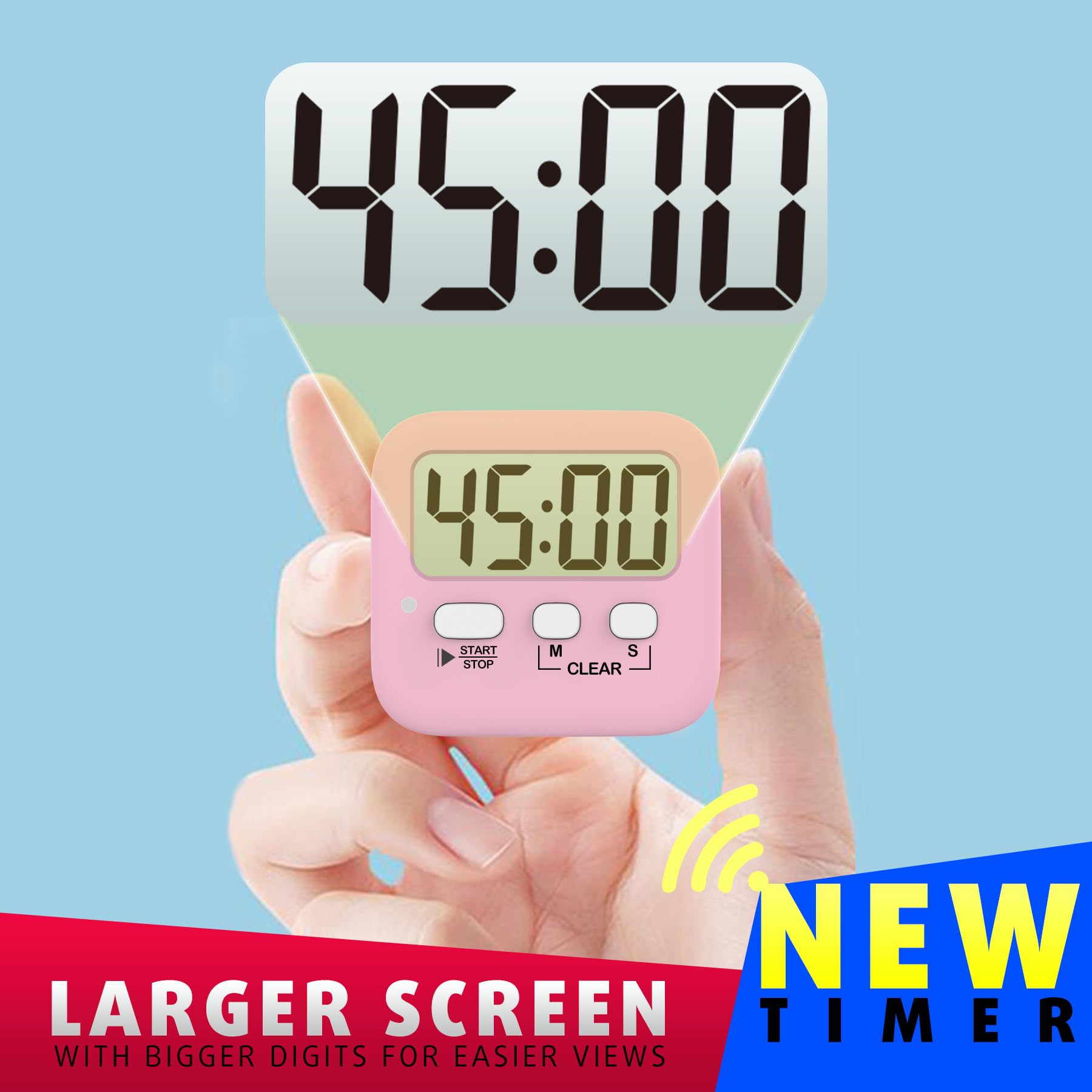 Snapklik.com : Antonki Timer, Timer For Kids, Kitchen Timers, Digital ...