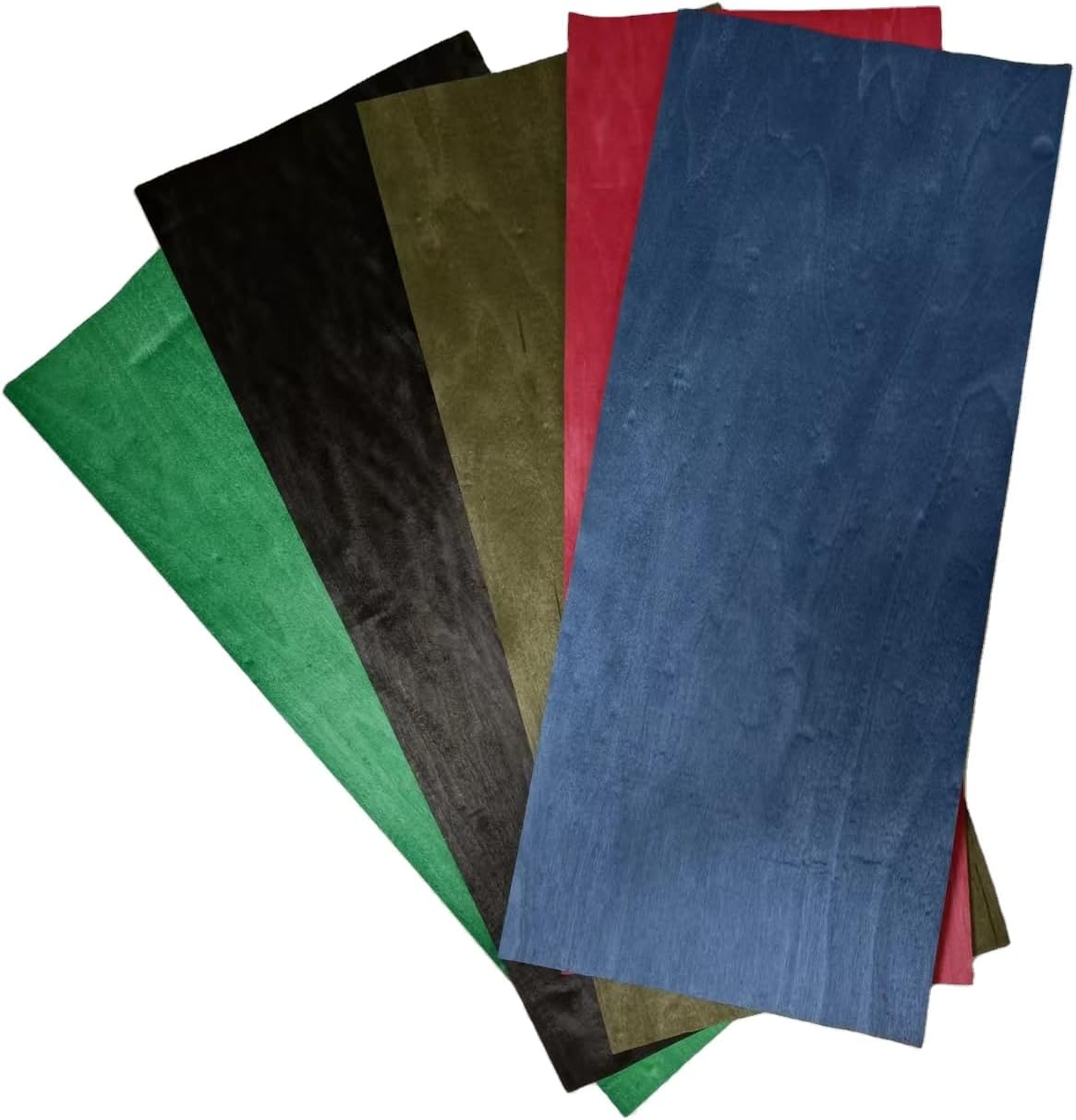 Amazon.com: ebpsneer 5 PCS Colored Maple Wood Veneer, 20” x 8”, 1/60 ...