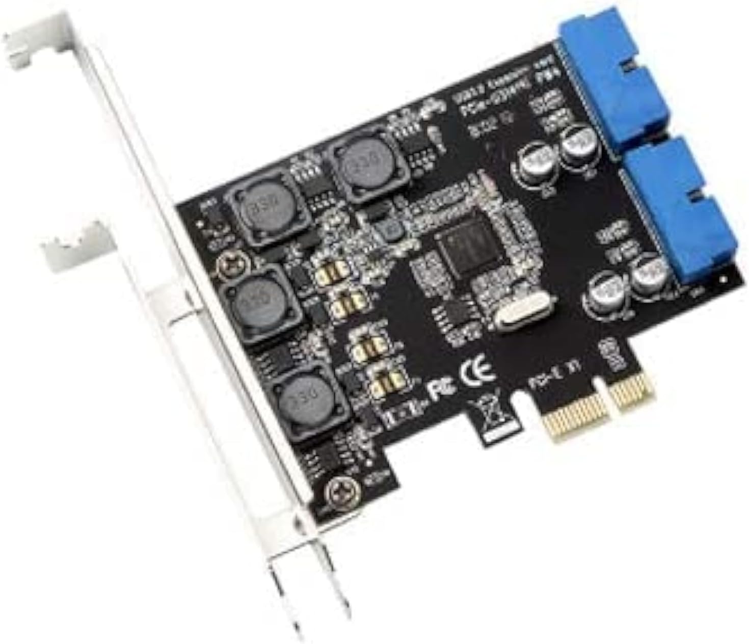 Amazon.com: PCI-E X1 to 2 Ports 19 Pin USB 3.0 Header PCI Express to ...