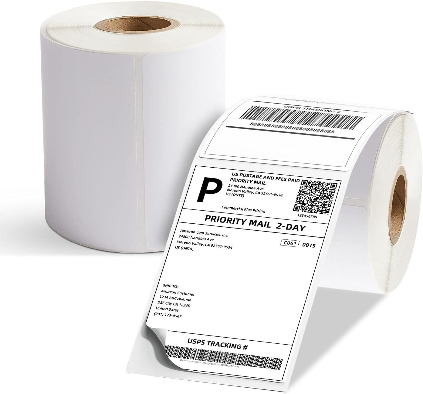 Amazon.com : AKOLABEL 4"x6" Direct Thermal Printer Label-350 Labels(2 ...