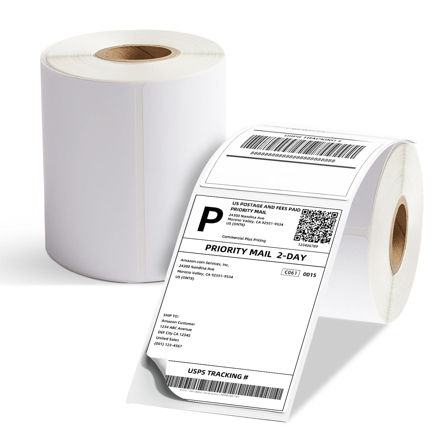 Amazon.com : AKOLABEL 4x6 Thermal Labels - 350 Labels(2 Rolls), Thermal ...