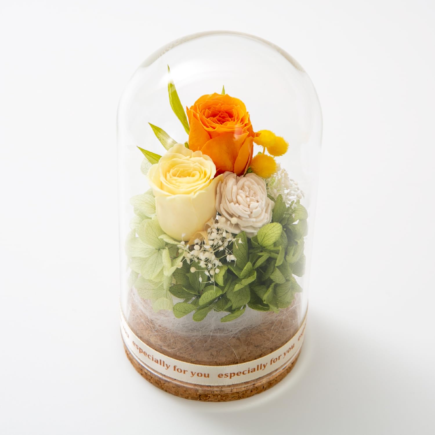 Amazon｜Ruplan プリザーブドフラワー 『calinカラン』 (オレンジ)｜プリザーブドフラワー オンライン通販