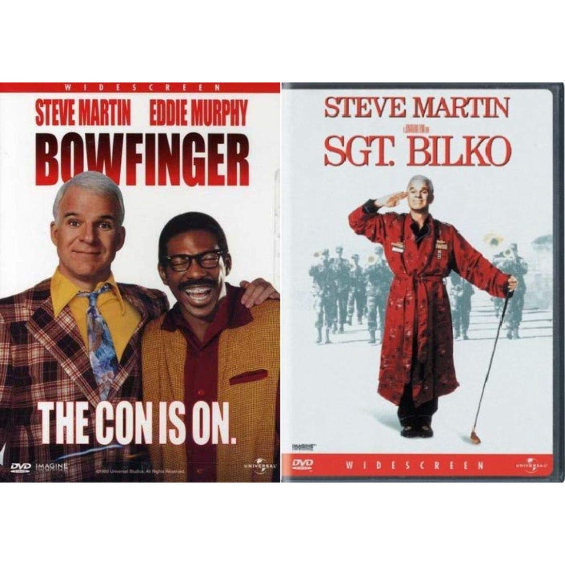 Buy Steve Martin Double Feature: Bowfinger / Sgt. Bilko DVD Co-Starring ...