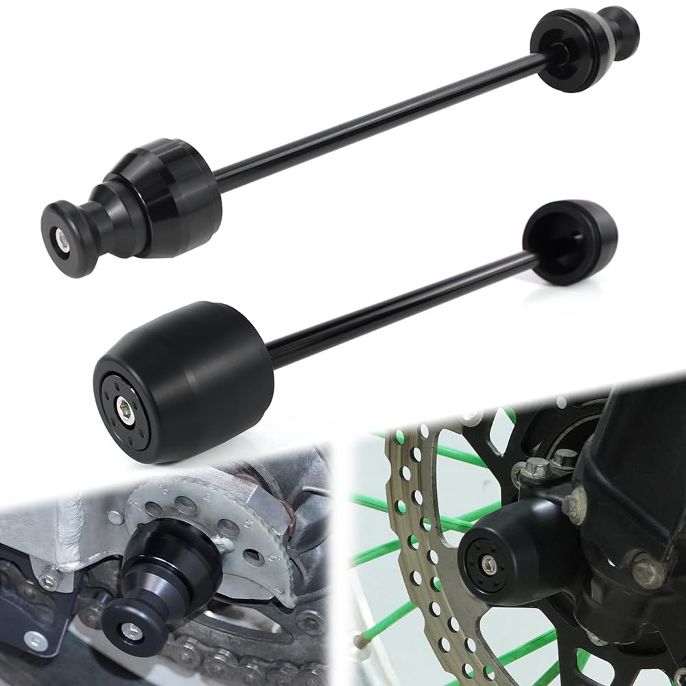 Snapklik.com : Xitomer Front + Rear Axle Sliders+ Swing Arm Spools Fit ...