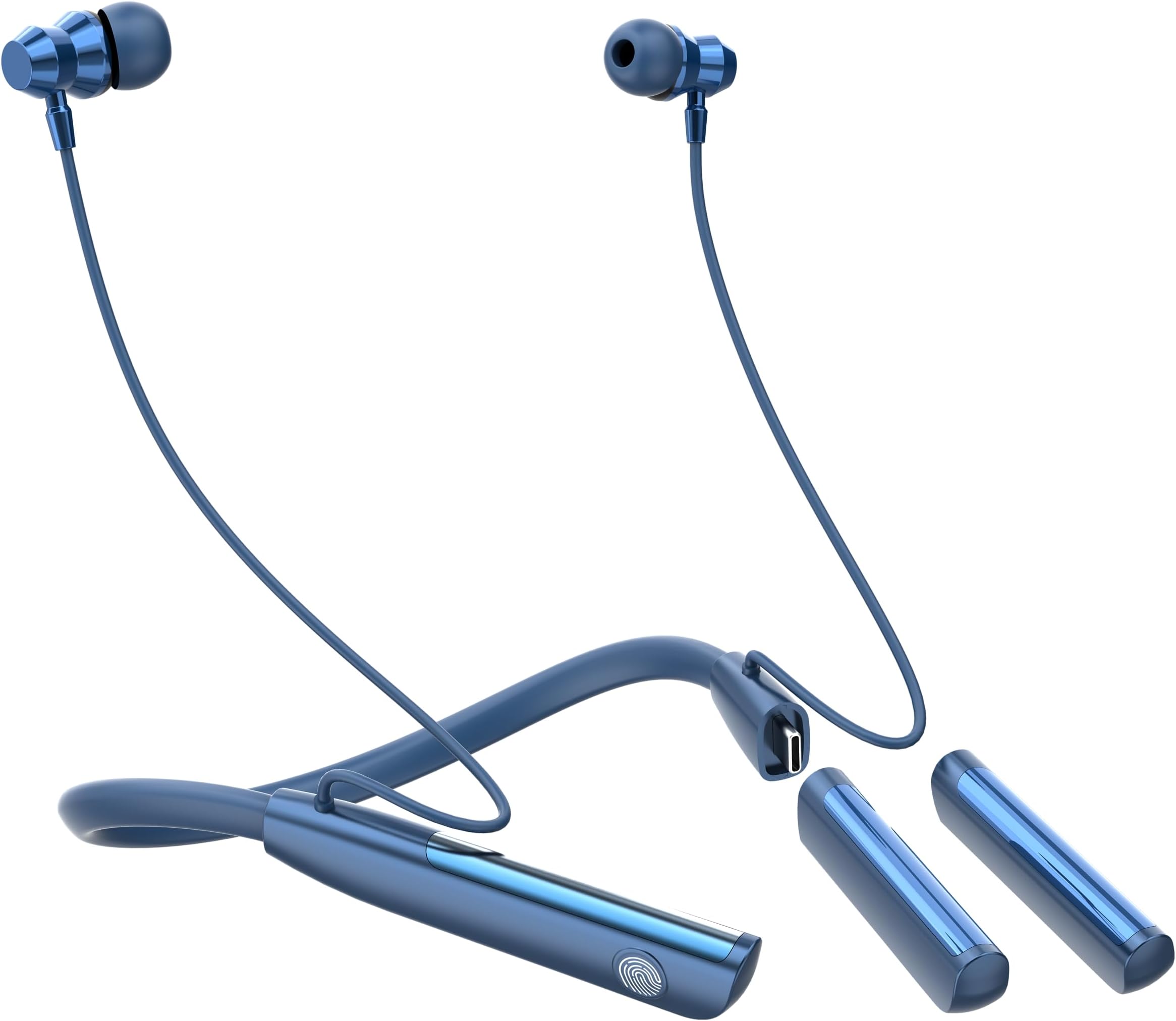 RD M-160 Bluetooth Wireless in Ear Neckband, Dual Battery 168 Hours ...