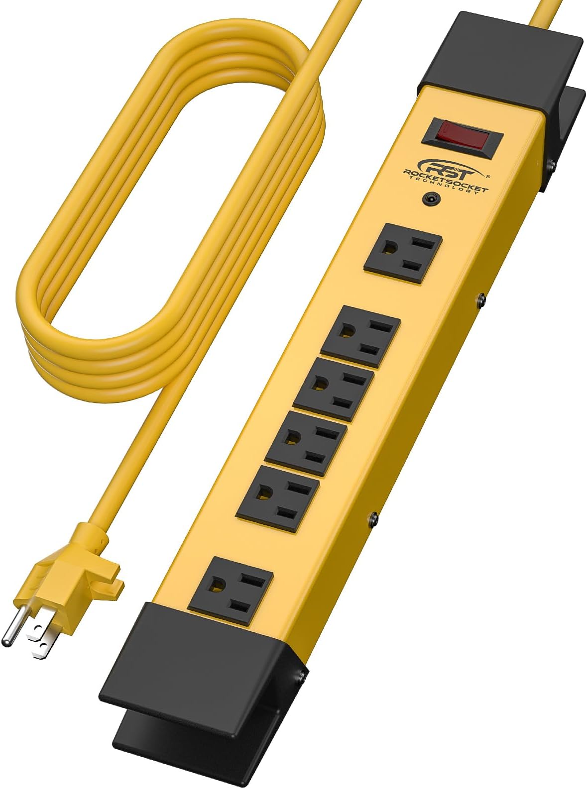 Amazon.com: Prime Wire PB802135 6-Outlet Metal Power Workshop Surge ...