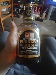 Pussers Rum, Black Label Gunpowder Rum, 70 cl, 54.5 % ABV, Original ...