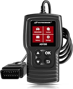 Amazon.com: A-Premium AD100 OBD2 Scanner for Test Oxygen Sensor ...