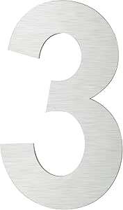 Amazon.com: 6in Largr Number Adhesive House Numbers for Outside Door ...