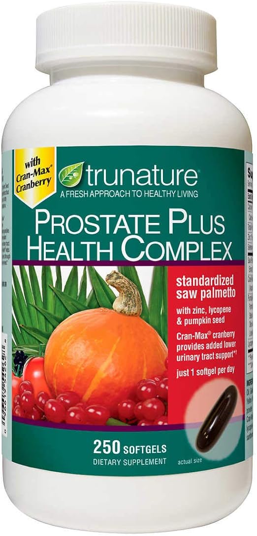 Amazon.com: trunature Prostate Health Complex, 250 Softgels : Health ...
