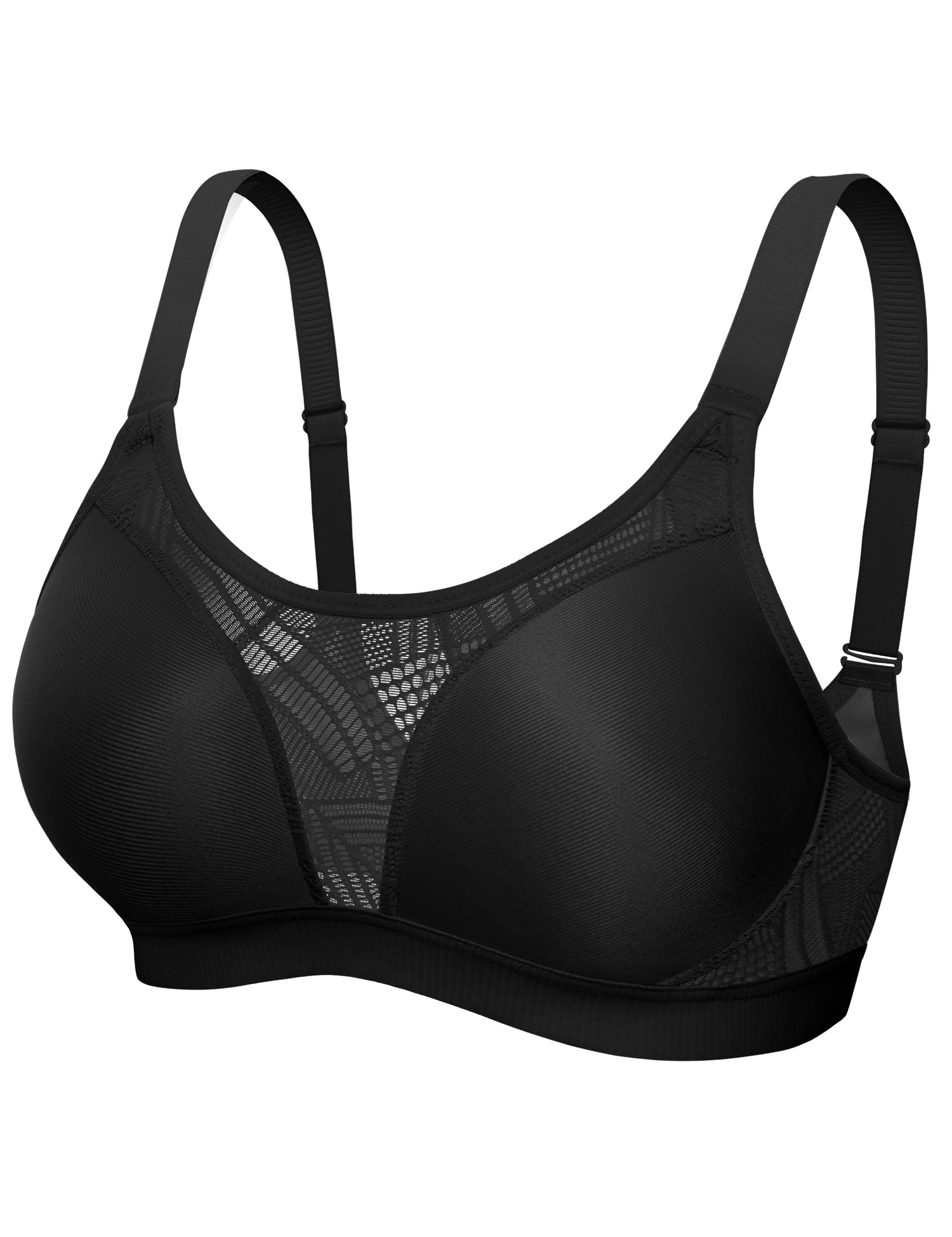 Amazon.com: ZeroBound Medium Impact Sports Bras for Women Plus Size ...