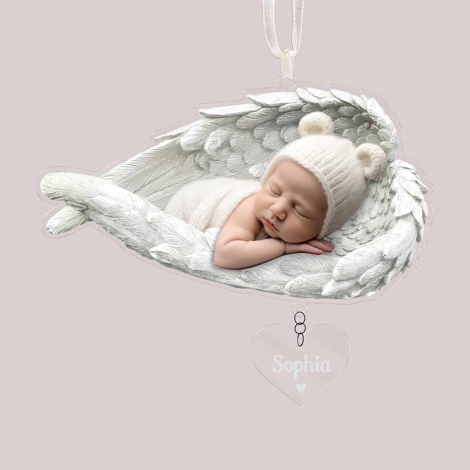 Amazon.com: Baby Loss Ornament Remembrance Infant Loss Baby Angel in ...