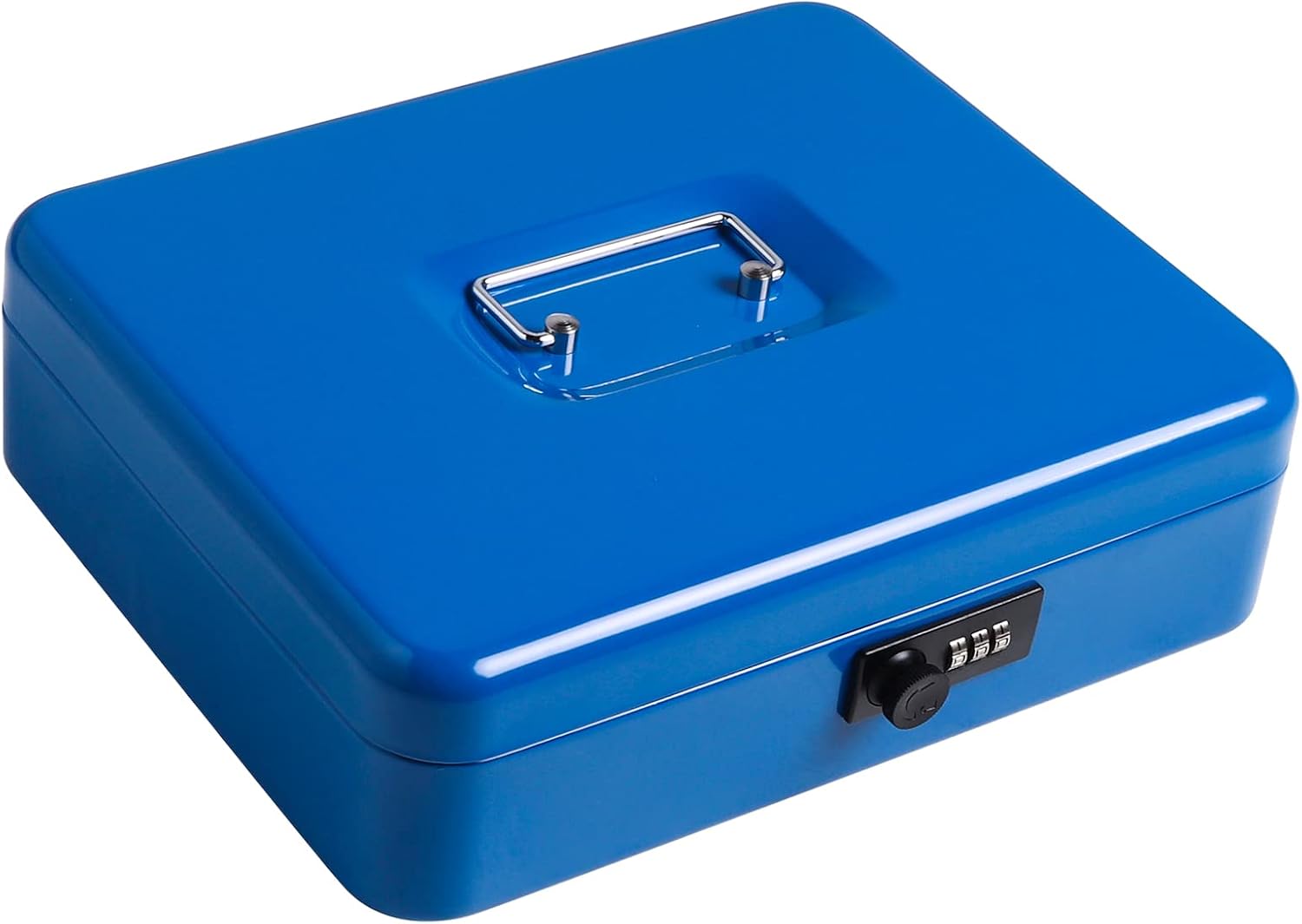 Amazon.com: Kasten Metal Cash Box with Money Tray and Combination Lock ...