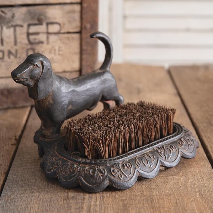 Amazon.com: Colonial Tin Works Basset Hound Boot Scraper, 9.25-inch ...