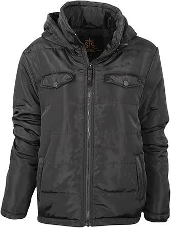 STS Ranchwear Western Jacket Womens Puffer Knit Cuff Black STS9898 at ...