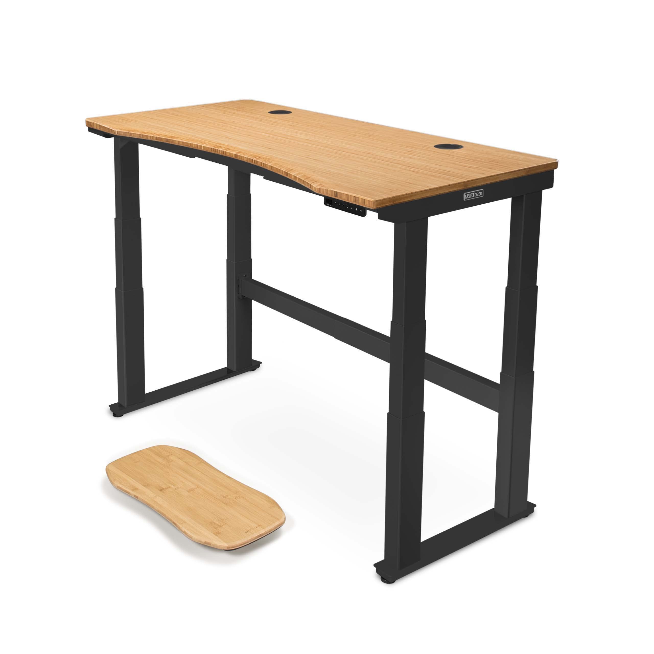 Amazon.com: Uplift Bamboo Curve (60 x 30 inch) Electric Standing Desk ...