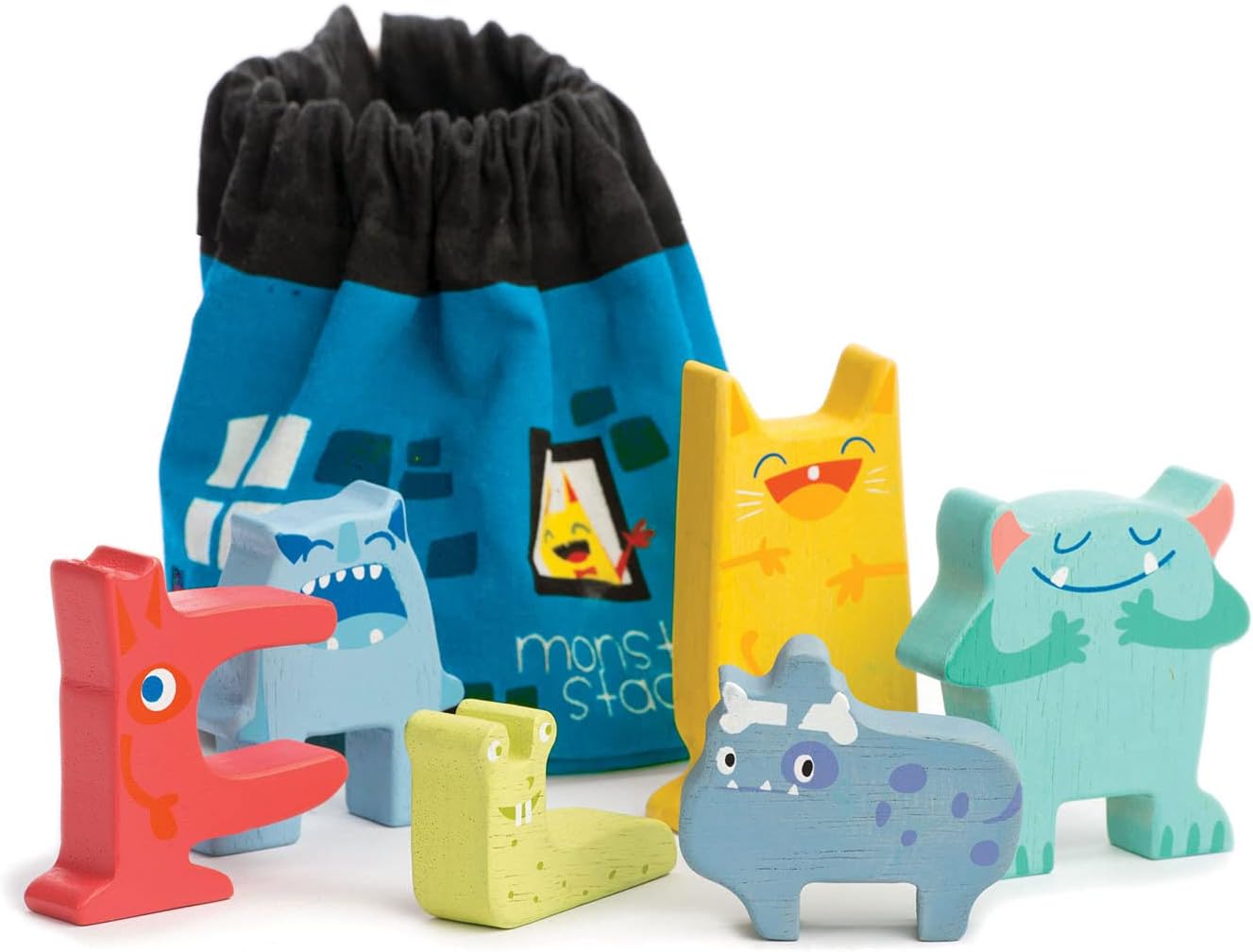 Amazon.com: Tender Leaf Toys - Monster Stacker - Early Development ...