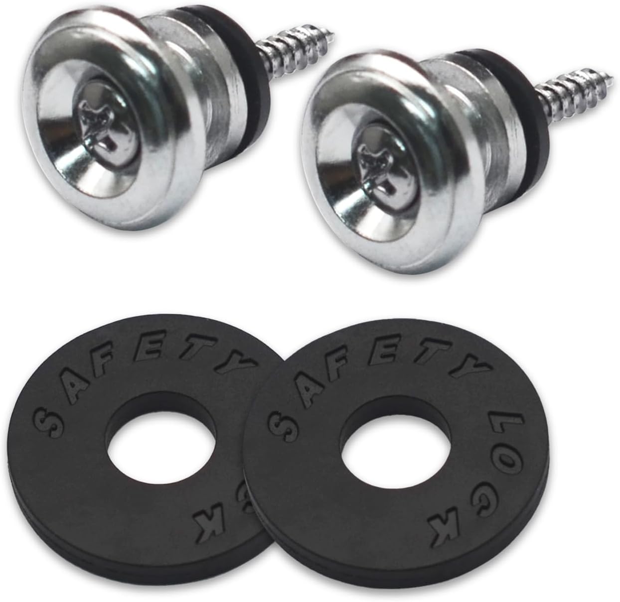 Amazon.com: MAXCHEER 2PCS Mushroom Style Guitar Ukulele Bass Strap Lock ...