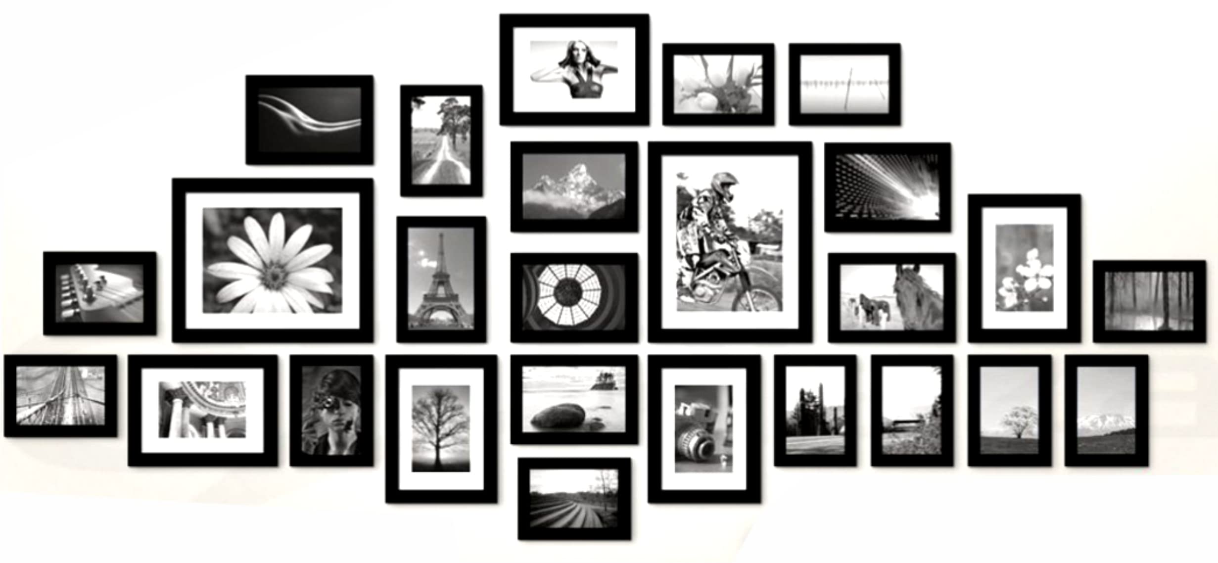 PAPER PLANE DESIGN Gallery Wall Frame Set Memories Love Wall Decoration ...