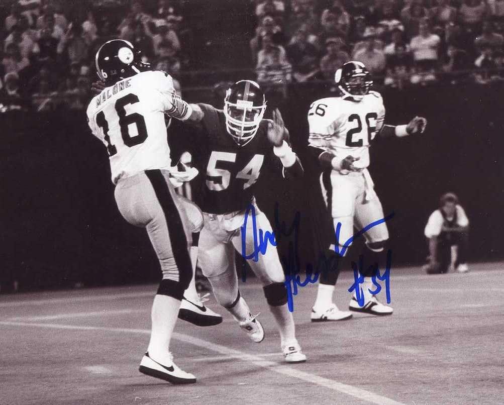 Andy Headen Autographed/Original Signed 8x10 B&W Photo w/the New York ...