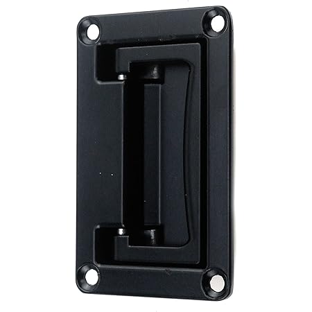 YUDTKK Zinc Alloy Recessed Pull Handle Container Handle Black Flush ...